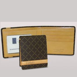 Brown - Men Wallet with Trim - RIONI