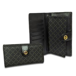 Black - Checkbook Wallet - RIONI